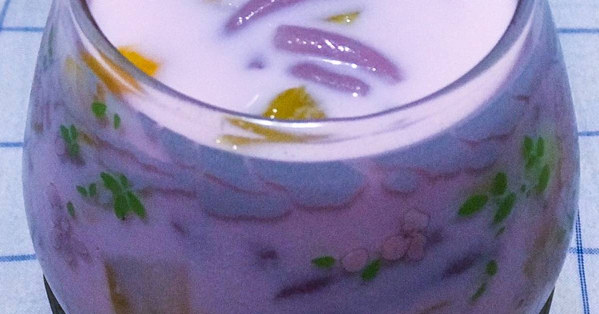 11 resep cendol sagu pink enak dan mudah - Cookpad