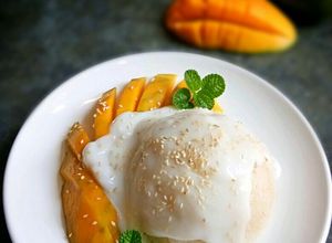 Resep manggo stiky rice rumahan enak dan mudah - Cookpad