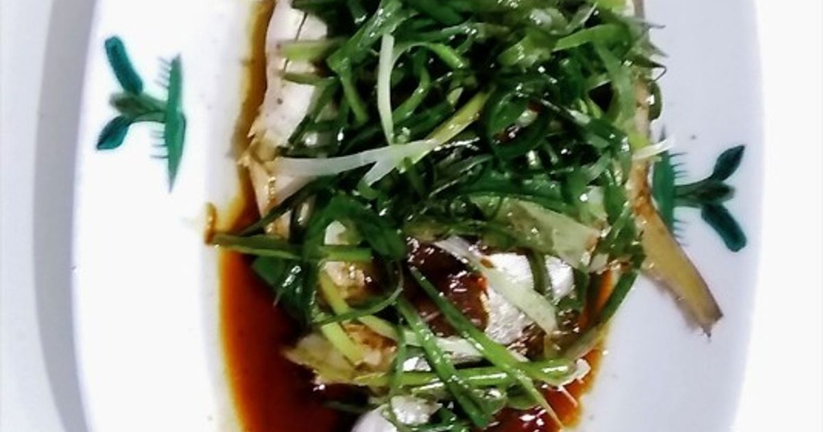 Steam Pomfret With Spicy Black Bean Paste Recipe By Emiliani