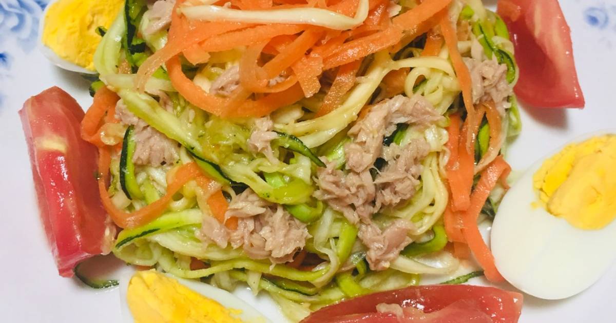 Zucchini ensalada - 91 recetas caseras- Cookpad