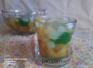 Resep es podeng segar dan gurih dengan santan