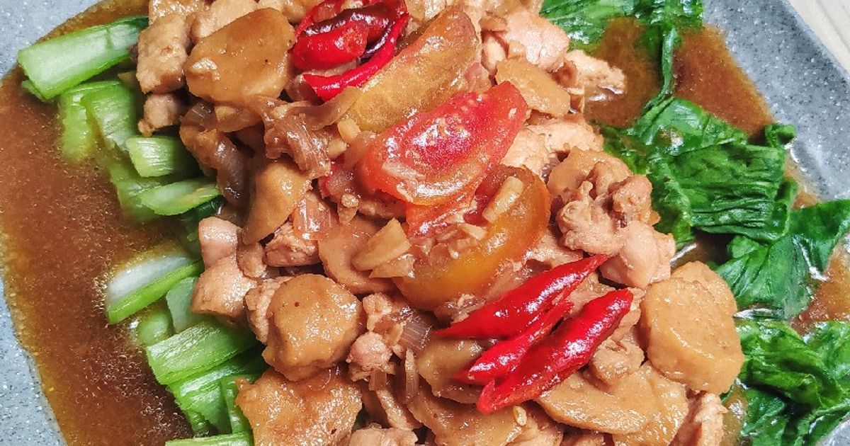 Resep pok coy saos teriyaki rumahan enak dan mudah - Cookpad