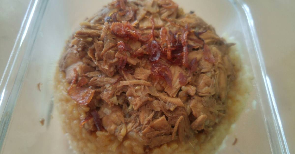 Resep Nasi tim ayam sederhana oleh Chua - Cookpad
