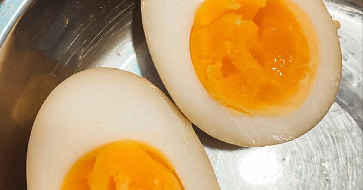 Resep Japanese Marinated Egg (Telur Ramen) oleh Evelyn Hary - Cookpad
