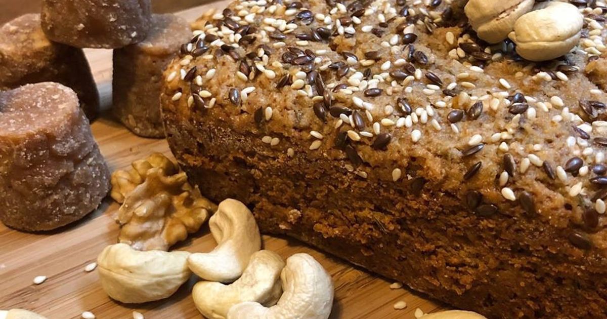 Eggless Whole Wheat Jaggery Cake Or Atta Gur Ka Cake – Healthy Cake ...