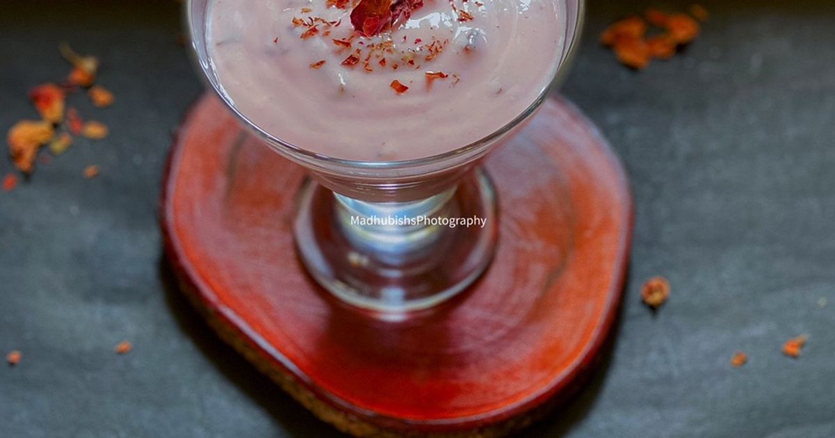 Rose Shrikhand Recipe by Madhumita Bishnu - Cookpad