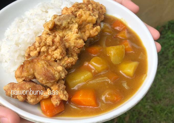 Resep Chicken Karaage Curry Rice oleh pawonbune_aas - Cookpad
