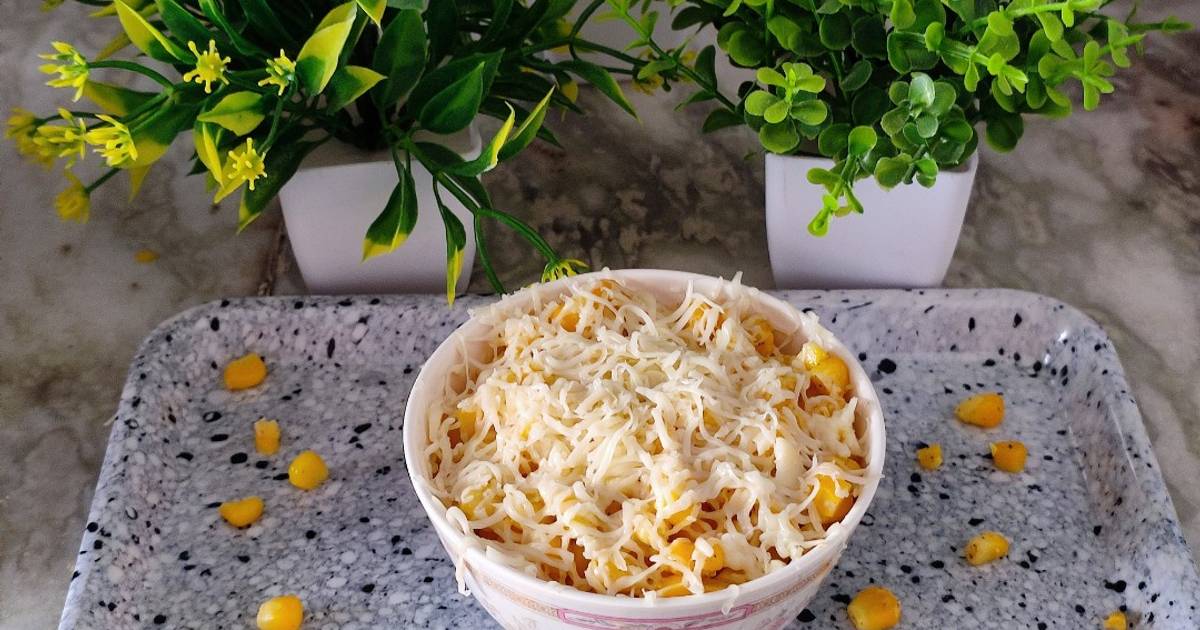 Cheesy sweet corn chat Recipe by Foram C. Virani - Cookpad