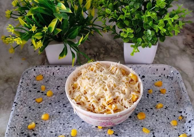 Cheesy sweet corn chat Recipe by Foram C. Virani - Cookpad