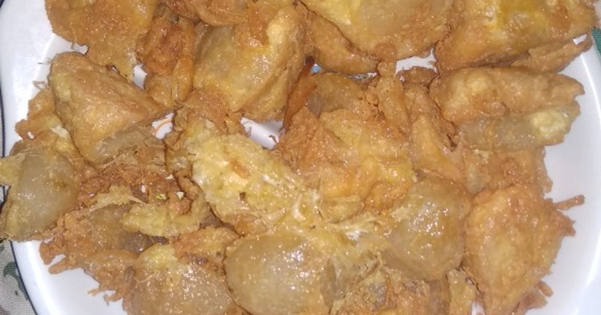 Resep Cilok+Tahu goreng telur oleh Izmi Firdaus - Cookpad