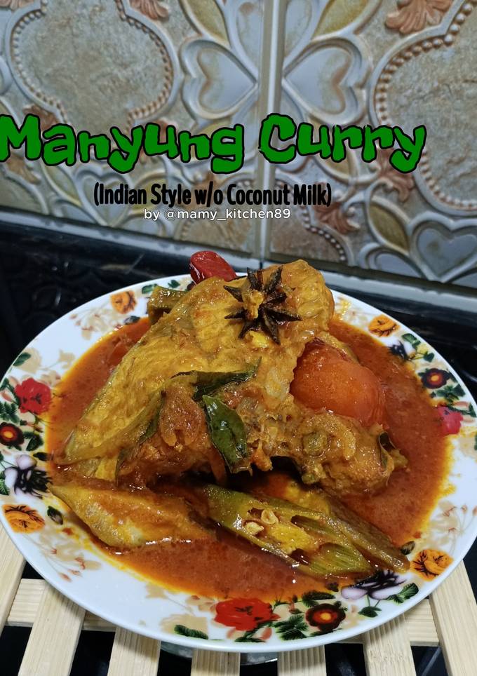Resipi 🍲🐟Manyung Curry Indian Style (Kari ikan manyung tanpa santan ...