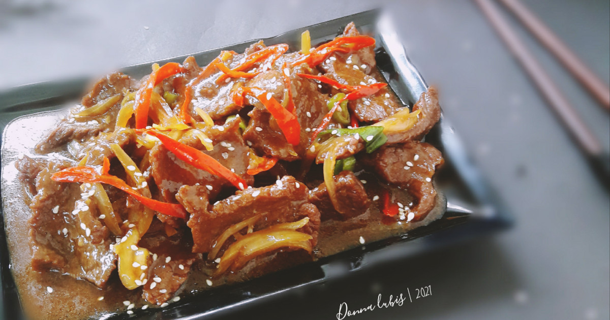 Resep Beef Teriyaki Pedas oleh Donna Lubis - Cookpad