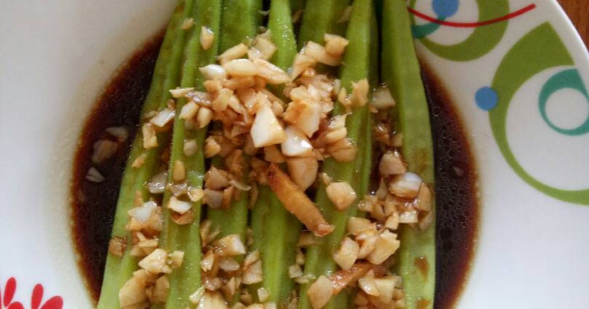 Okra With Chopped Garlic Recipe By Sindy
