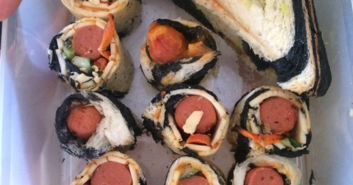 Resep Roti sushi isi sosis oleh Indah Mustika - Cookpad