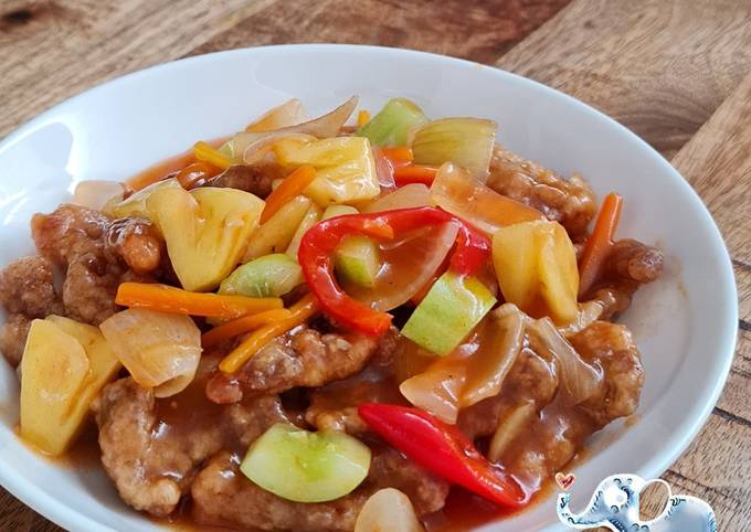 Resep Kolobak / Sweet and Sour Pork oleh Lin_Fangfei - Cookpad