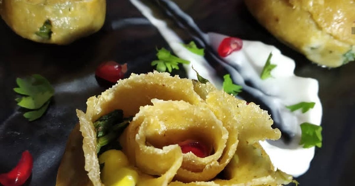 Spinach Corn Rose Recipe By Shalu