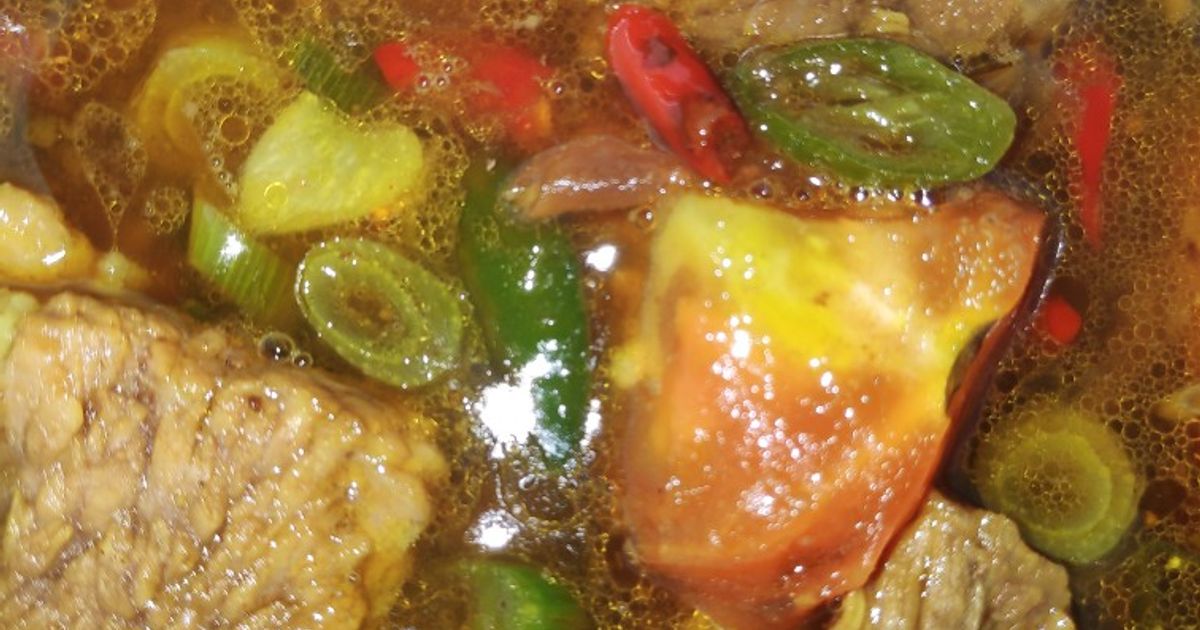 Resep Daging Sapi Kuah Asam Pedas oleh Lusy Puspita - Cookpad