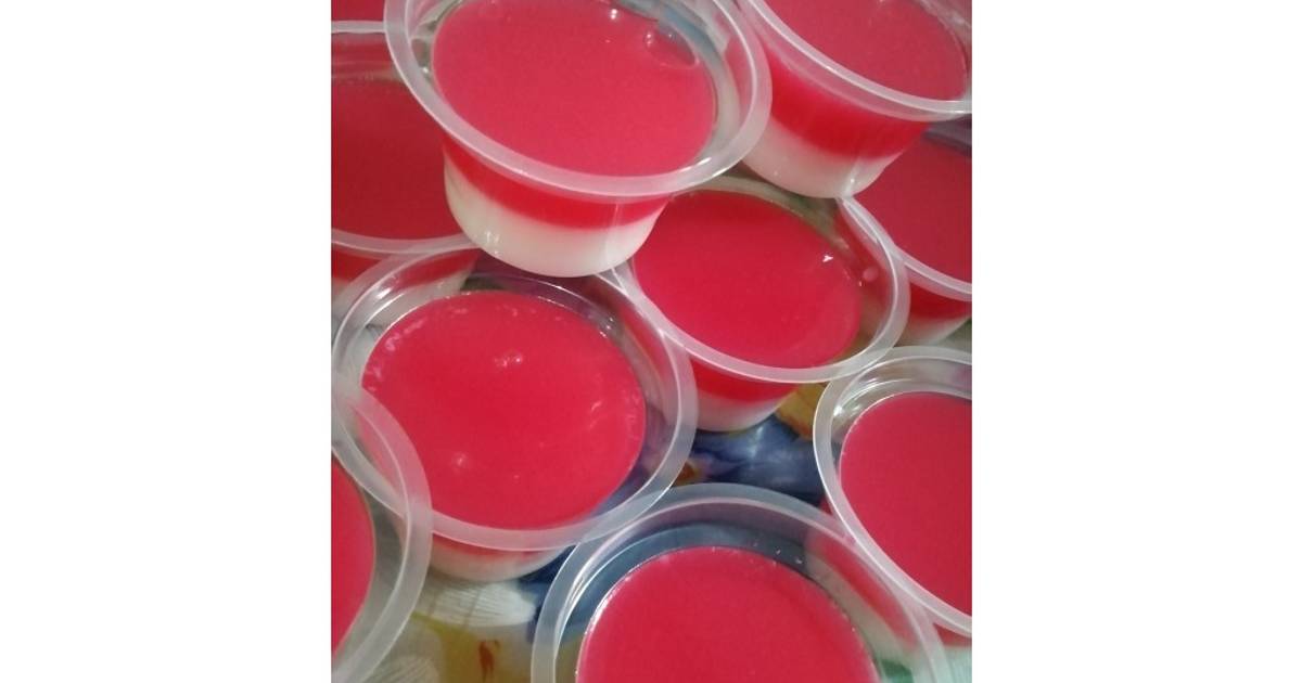 Resep Puding Merah Putih oleh Festi Pratiwi - Cookpad