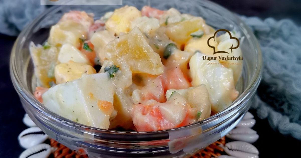 Resipi Salad Kentang, Keledek & Telur oleh Dapur Yusfarisyia - Cookpad