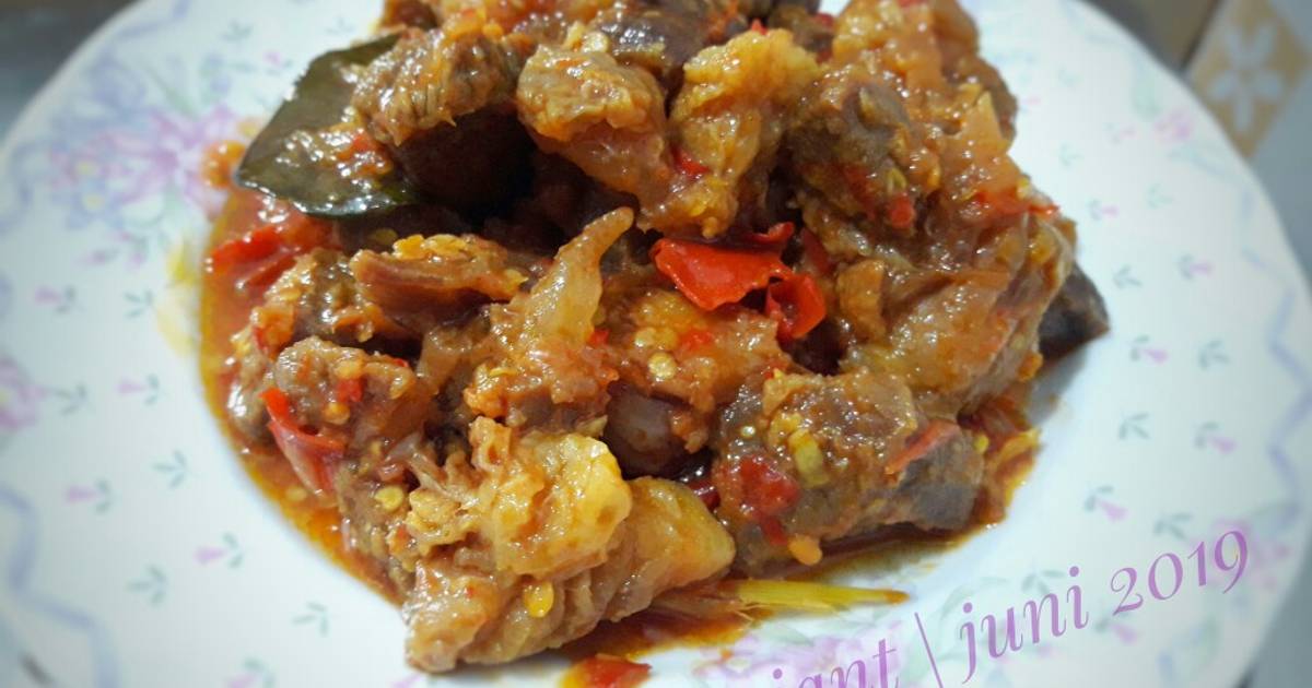 Resep 16. Oseng Sengkel Sapi Mercon oleh Tyas_C'Ndo - Cookpad