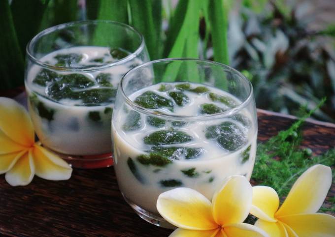 Resep Cincau Hijau (dari Daun Cincau Perdu) oleh Tantri Setyorini - Cookpad
