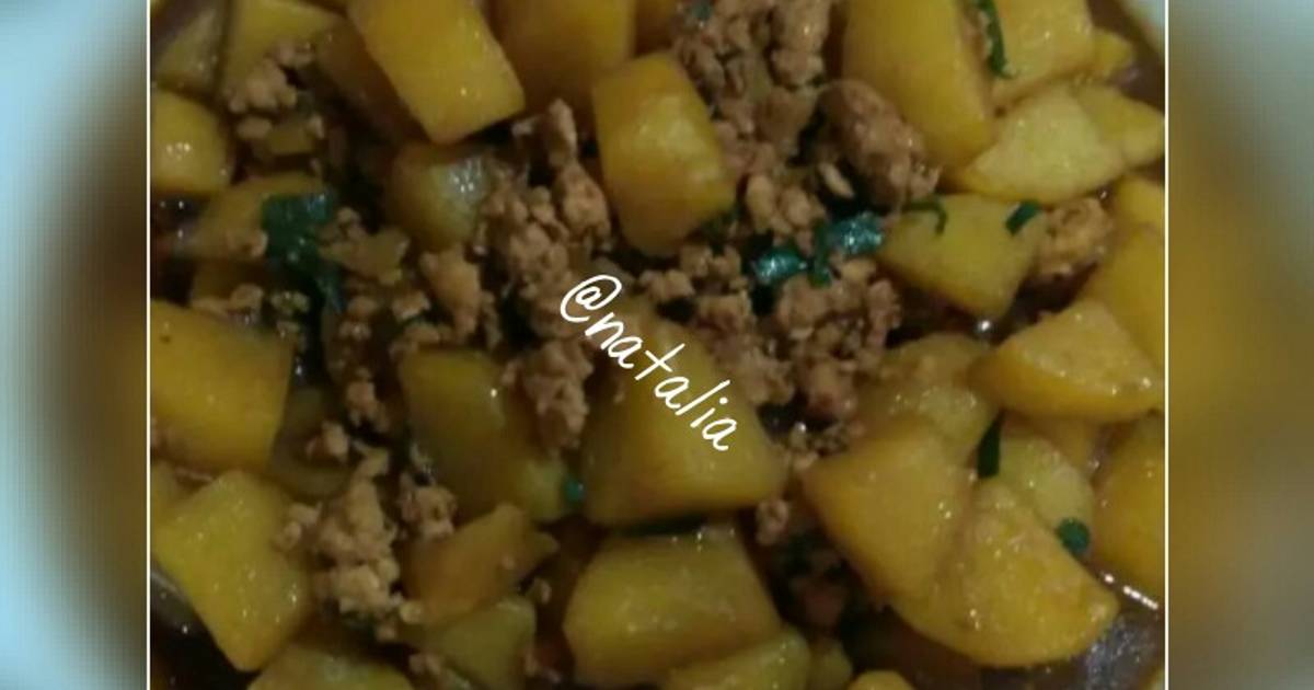 Resep Kentang kecap ayam cincang oleh Natalia - Cookpad
