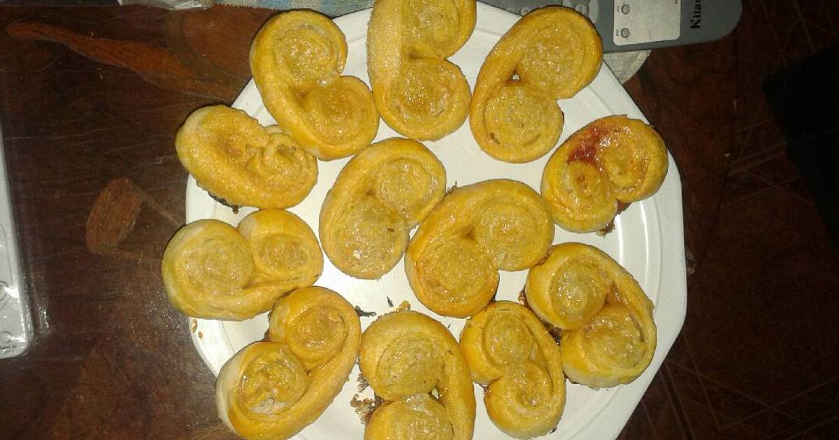 Palmeritas Receta de jessica mendez- Cookpad