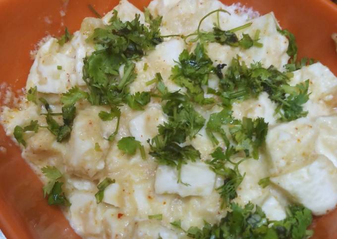 Jhatpat paneer Recipe by Rajni Vij - Cookpad