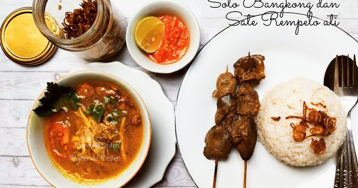 Resep Soto Bangkong Dan Sate Rempelo Ati oleh Wids Kitchen 🍀🌷 - Cookpad