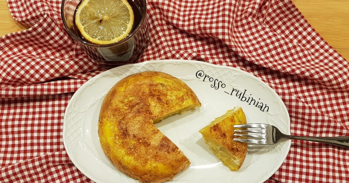 Ricetta Tortilla De Batata (Tapas) di rosso rubinian - Cookpad