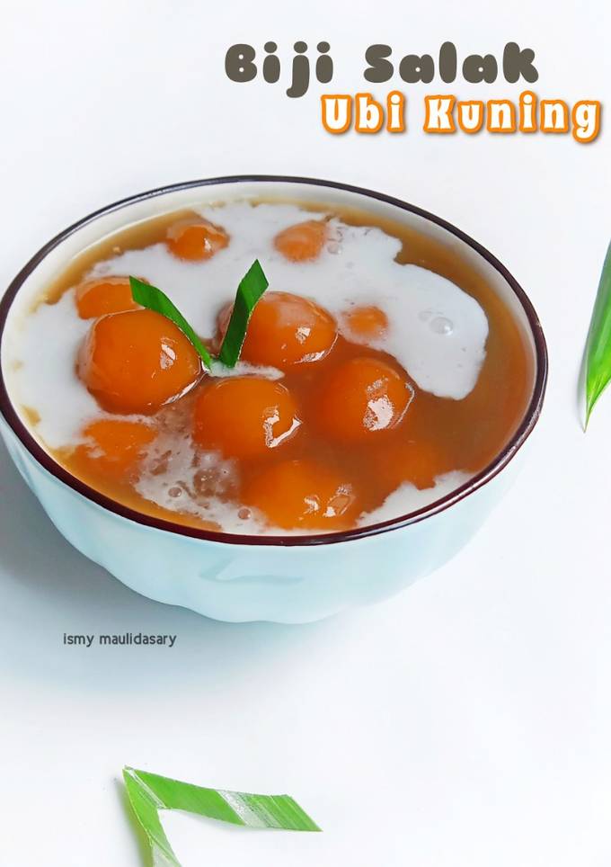 Resep Biji Salak Ubi Kuning oleh Ismy Maulidasary - Cookpad
