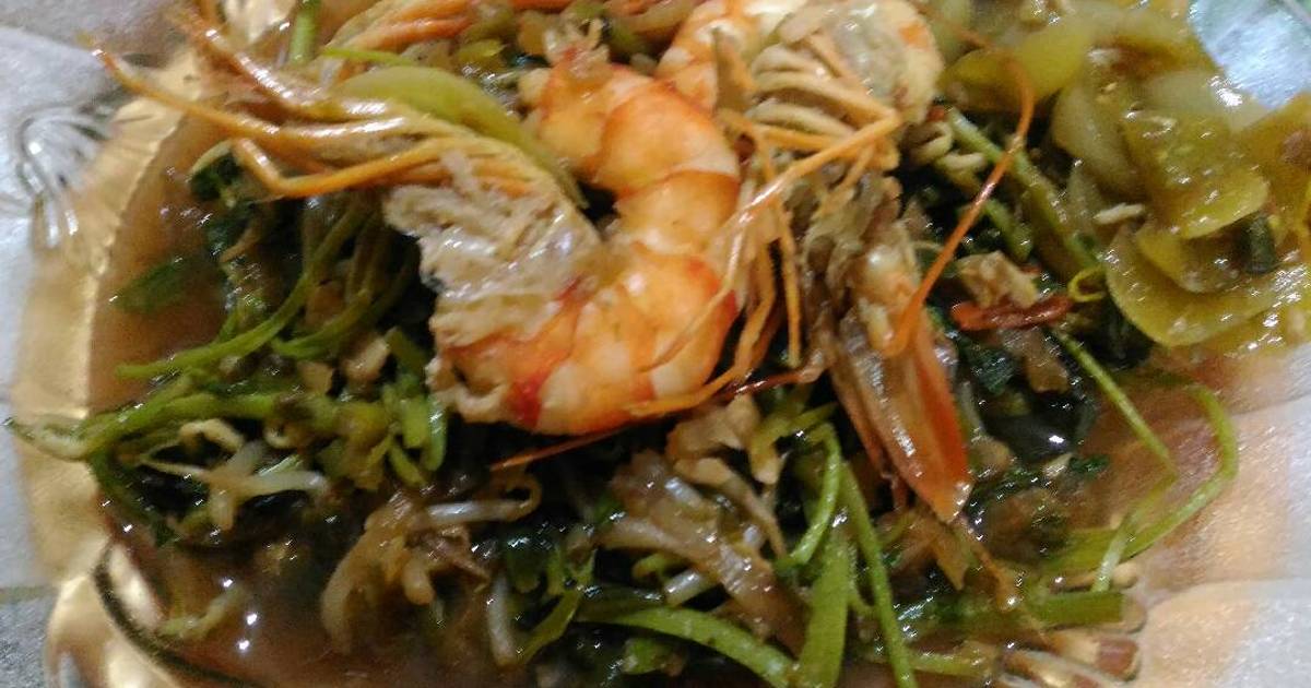 Resep Tumis Selada Air Udang Tanpa Msg oleh winda ayu hapsari - Cookpad