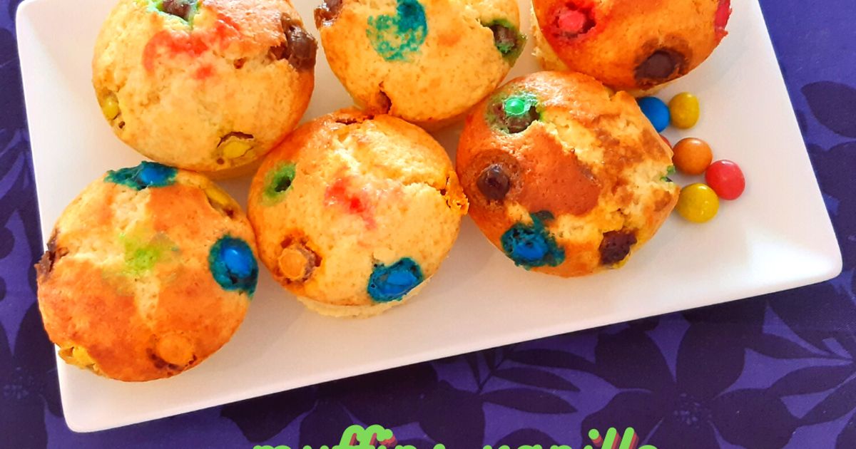 Muffins Vanille M&Ms's de Patisseriesdechoupie - Cookpad