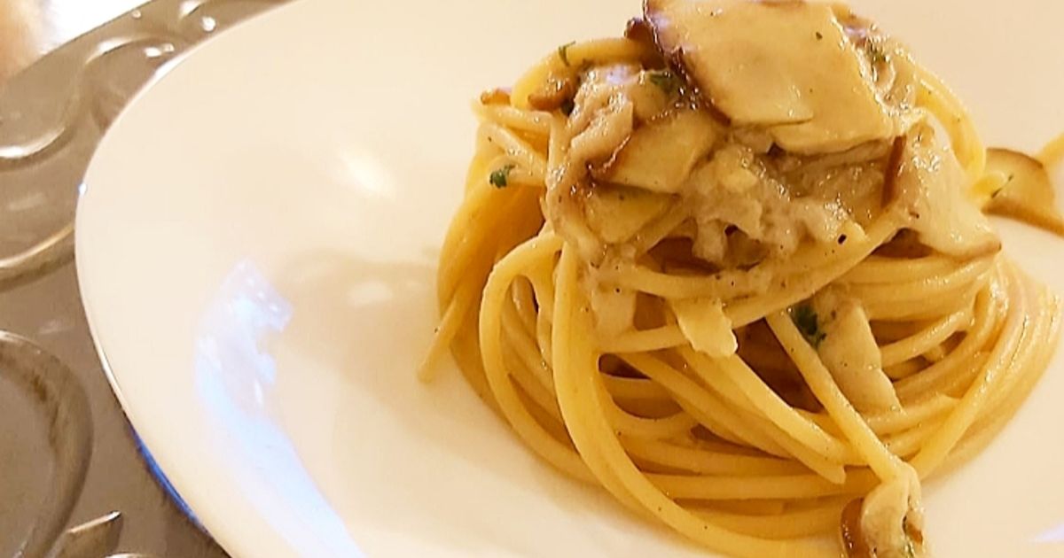 Spaghetti With Porcini Mushrooms Recipe By Malito Daniela