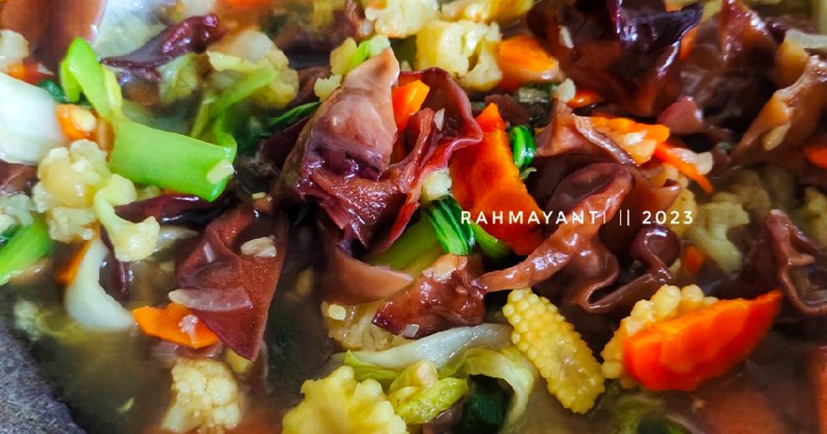 Resep Cap Cay Jamur Kuping oleh Rahma - Cookpad