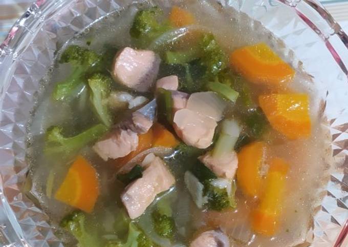 Resep Sup ikan salmon oleh Susi Lawati - Cookpad