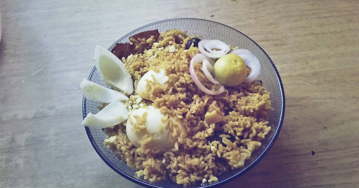 Egg Pulao Recipe by Sabrina R - Cookpad