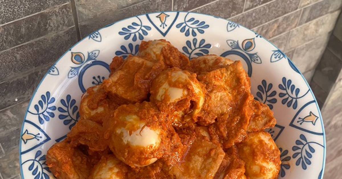 Resep Balado Tahu Telur oleh arinahafiyyan - Cookpad