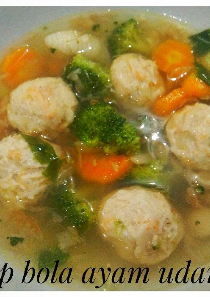 Resep Sop bola ayam udang oleh Santy Ermawati - Cookpad