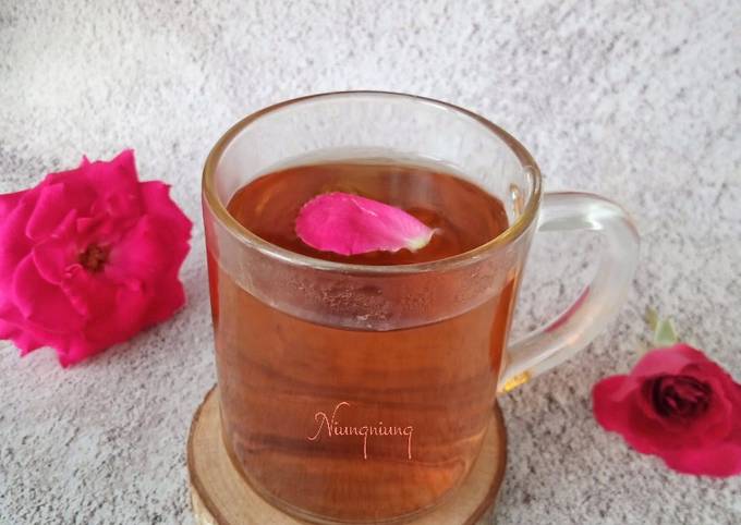 Resep Teh Bunga Mawar oleh Niung Niung - Cookpad