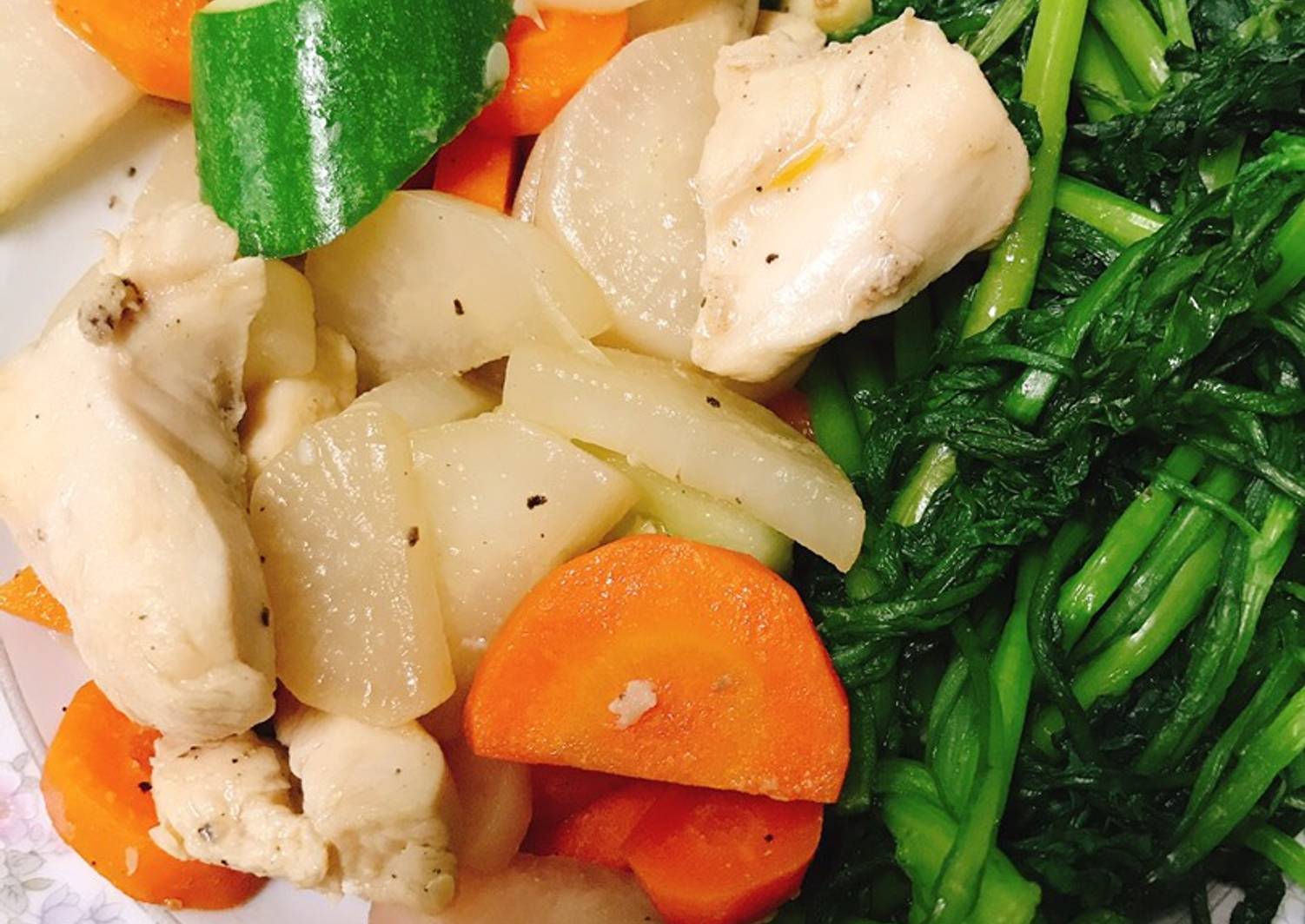 Cách Làm Món Ức gà xào rau củ (Eat clean - giảm cân) của Kha Quỳnh Song ...