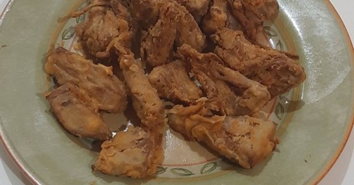 Resep Vegan Chicken Popcorn out of Jackfruit (Nangka) oleh Riskha Niela ...