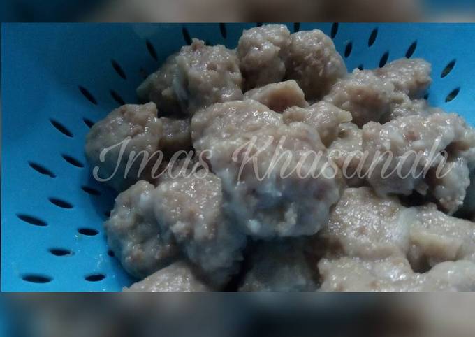 Resep Pentol kanji daging oleh Imas Khasanah - Cookpad