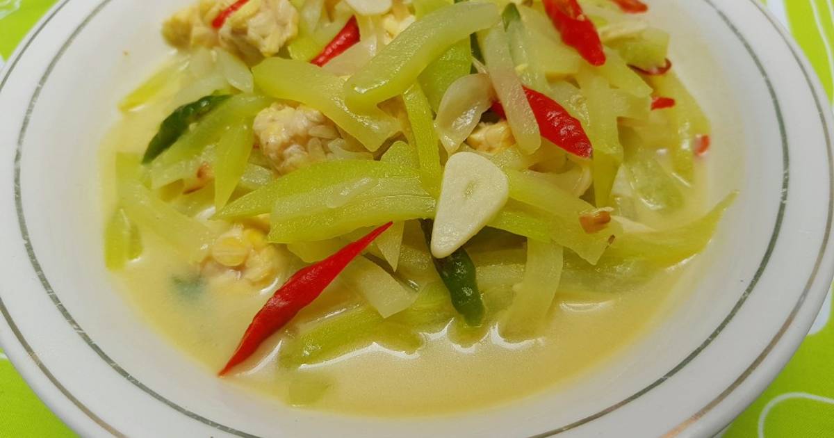 485 resep tumis labu siam tempe enak dan mudah - Cookpad