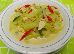 Resep tumis tempe labu siam santan rumahan enak dan mudah - Cookpad