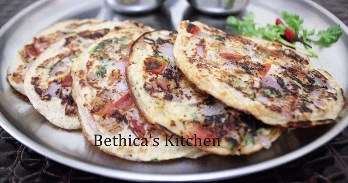Mini Oats Uttapam Recipe by Bethica Das - Cookpad