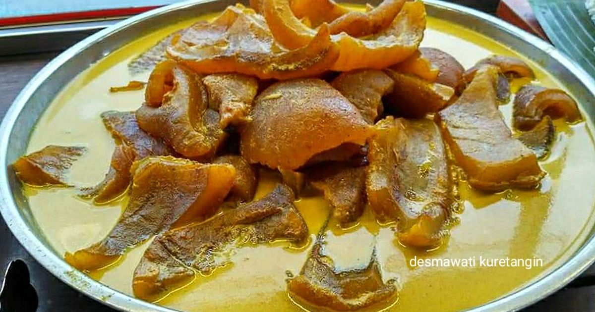 Resep gulai tunjang khas padang rumahan enak dan mudah - Cookpad