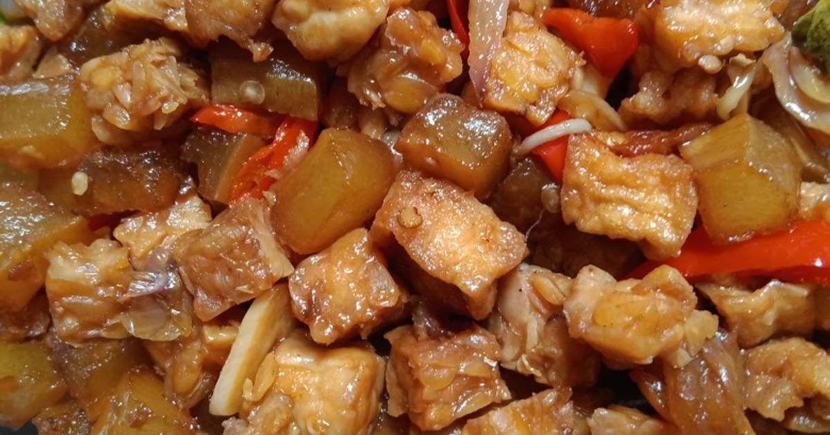 Resep Eseng-eseng cecek tahu tempe oleh Putri Nor Widiantika - Cookpad