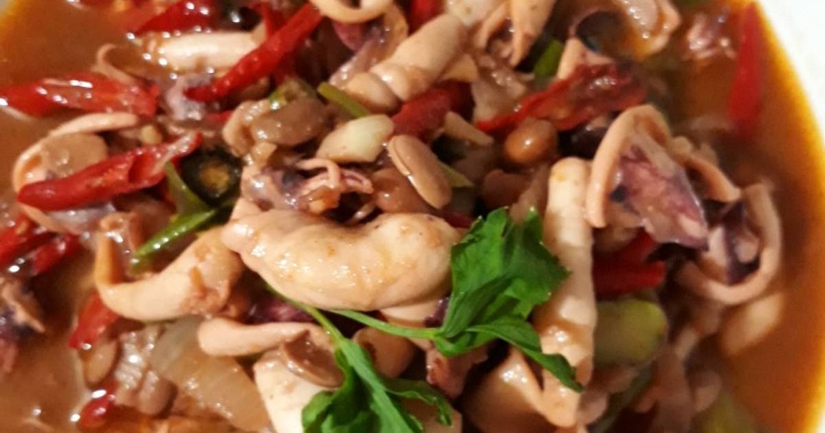 Resep Cumi tauco oleh Meri Bunda Ines - Cookpad
