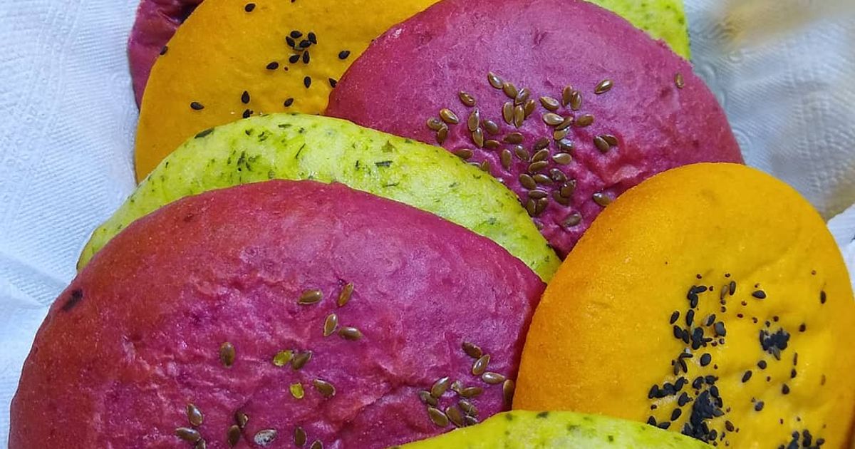 Panes De Colores Para Hamburguesas Receta de Kele